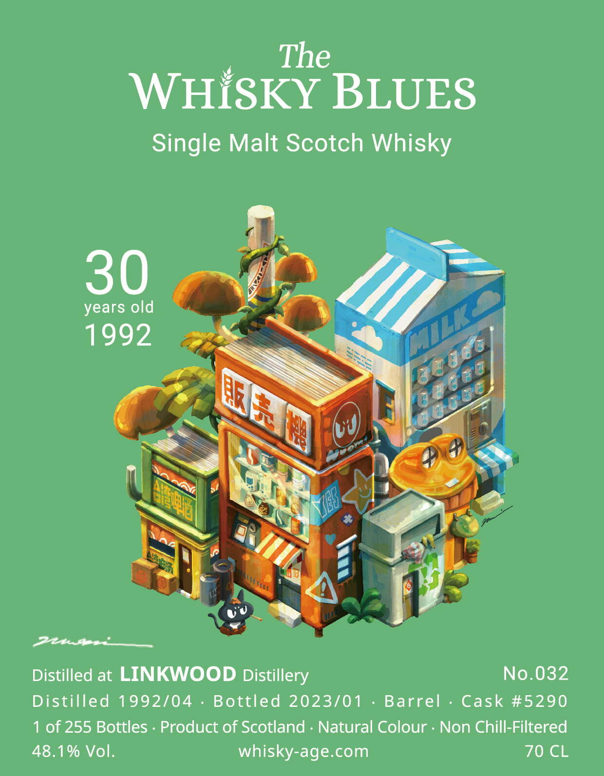 The Whisky Blues No.032 Linkwood 30yo 1992 Barrel 48.1% – Whisky AGE・艾雷重擊