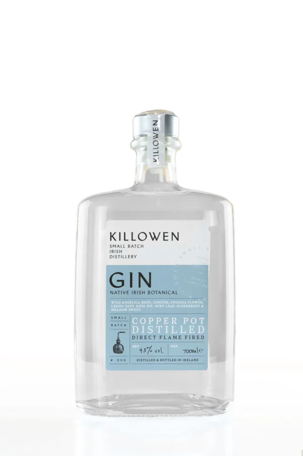 Killowen Irish Gin Native Irish Botanical Gin Small Batch#006, 43% ...