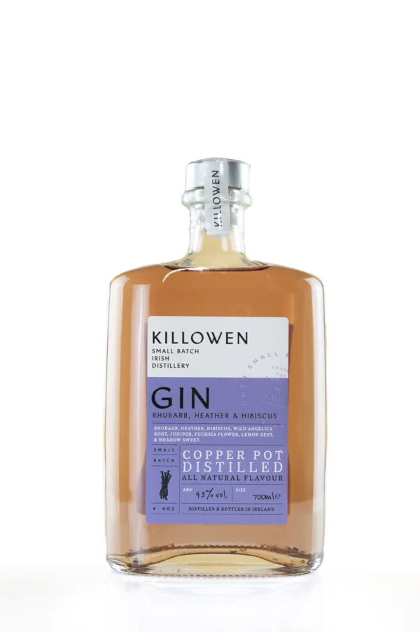 Killowen Rhubarb, Heather & Hibiscus Gin Small Batch#002, 43% – Whisky ...