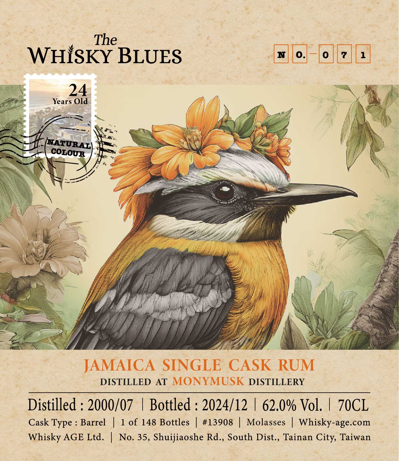 The Whisky Blues No.071 Monymusk 2000 24yo Barrel 62% – Whisky AGE・艾雷重擊