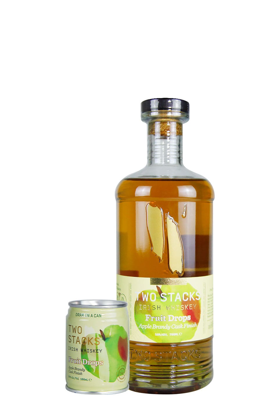 Two Stacks Fruit Drops Apple brandy cask finish 50% 700ml+100ml 雙塔愛爾蘭 ...