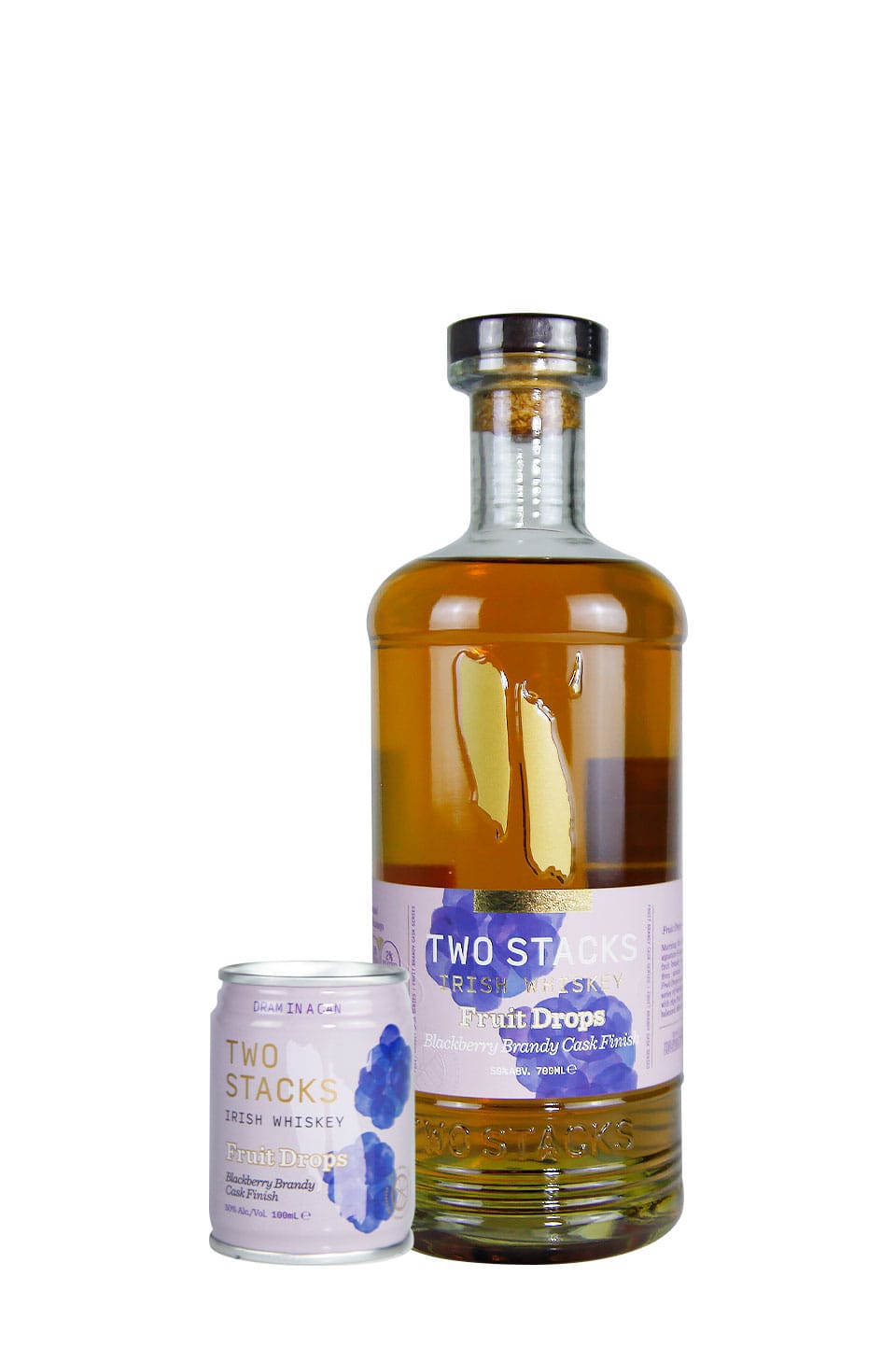 Two Stacks Fruit Drops Blackberry brandy cask finish 50% 700ml+100ml 雙塔 ...